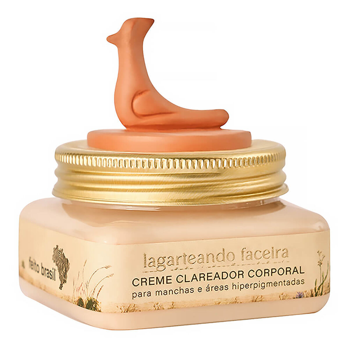 Creme Clareador Hidratante Corporal Feito Brasil Lagarteando Faceira ...